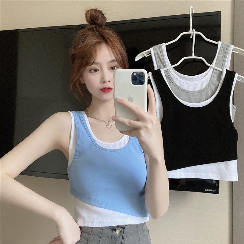 Summer fashion Women's Singlet Tank Top Slim Jogging Yoga Singlet Tank ...