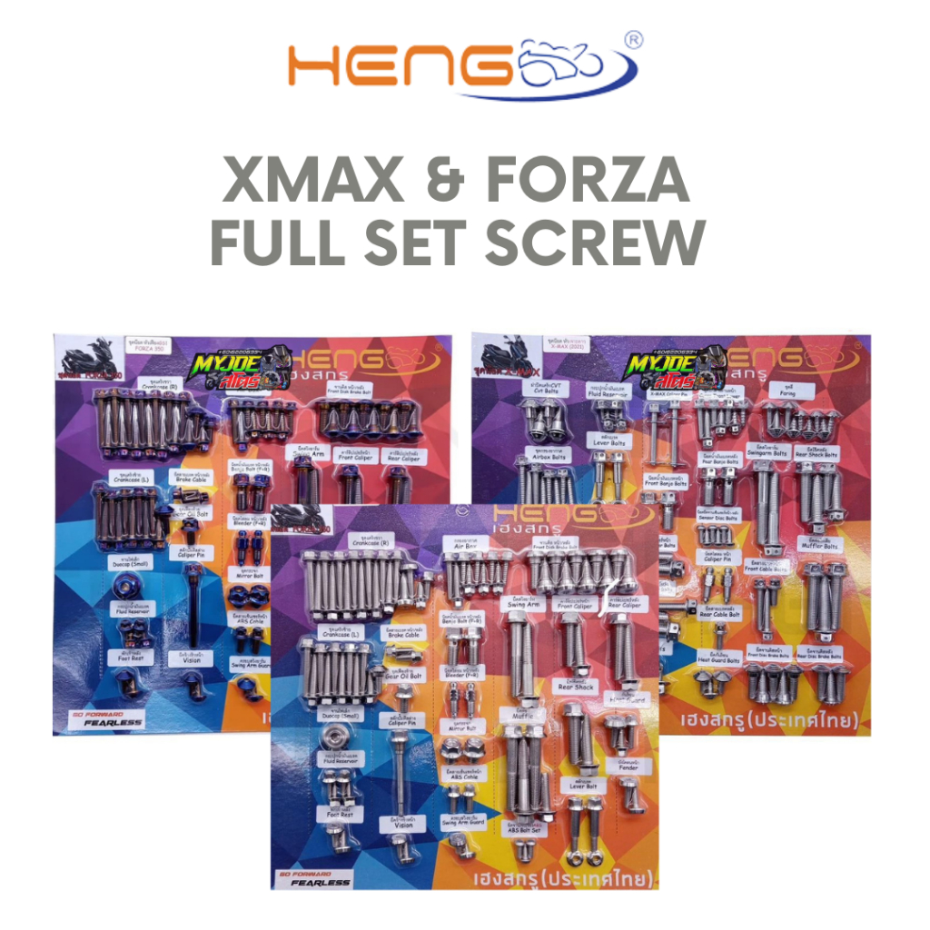 XMAX FORZA Full Set Screw Titanium Stainless Steel CNC X MAX X-MAX 250 ...