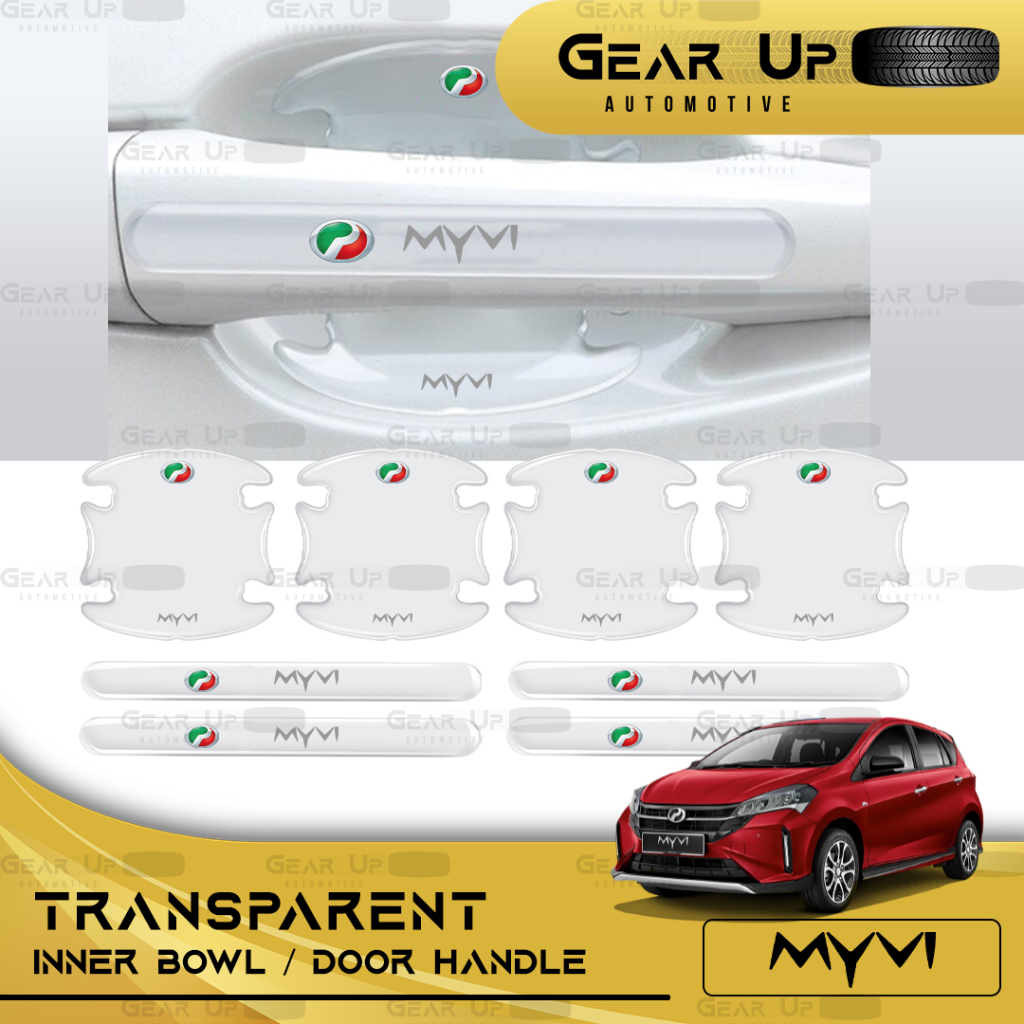 𝗗𝗢𝗢𝗥 𝗛𝗔𝗡𝗗𝗟𝗘 Anti Scratch Perodua MYVI 2025 2024 Facelift GEN 3 G3 ...