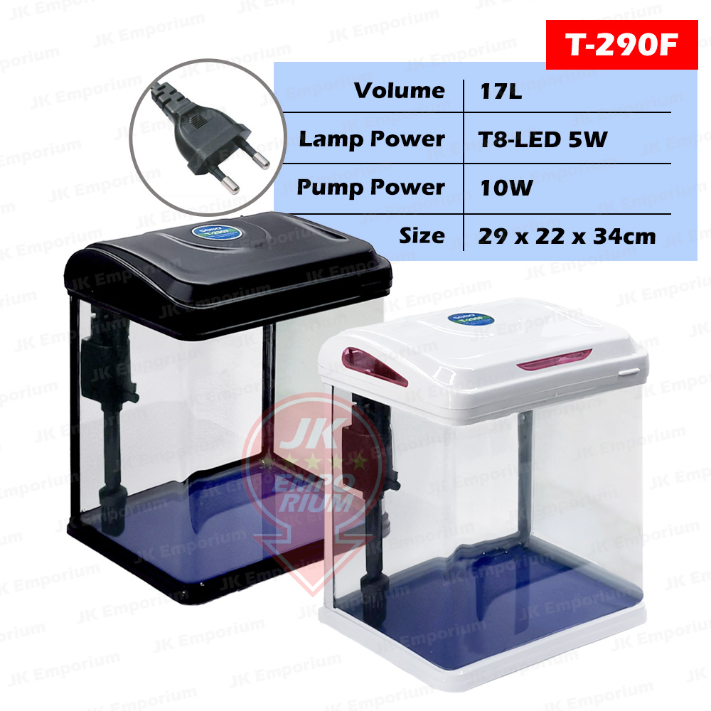 Sobo Small Aquarium Kit Complete Set With LED Light Pump Filter T-240F ...