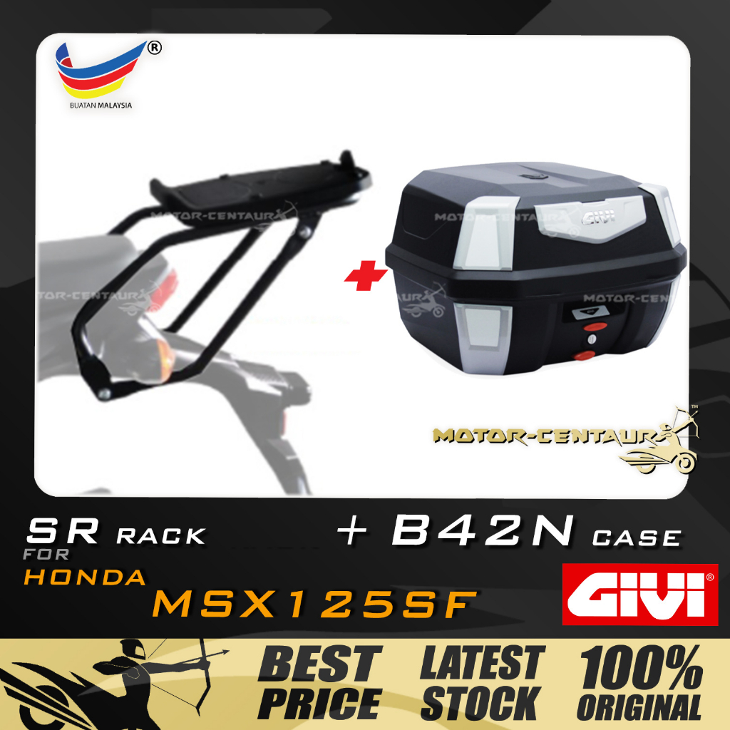 SET KOMBO KOTAK/BOX GIVI B27/B270/B32/B33/B42/B45/E43 TOP CASE + GIVI ...