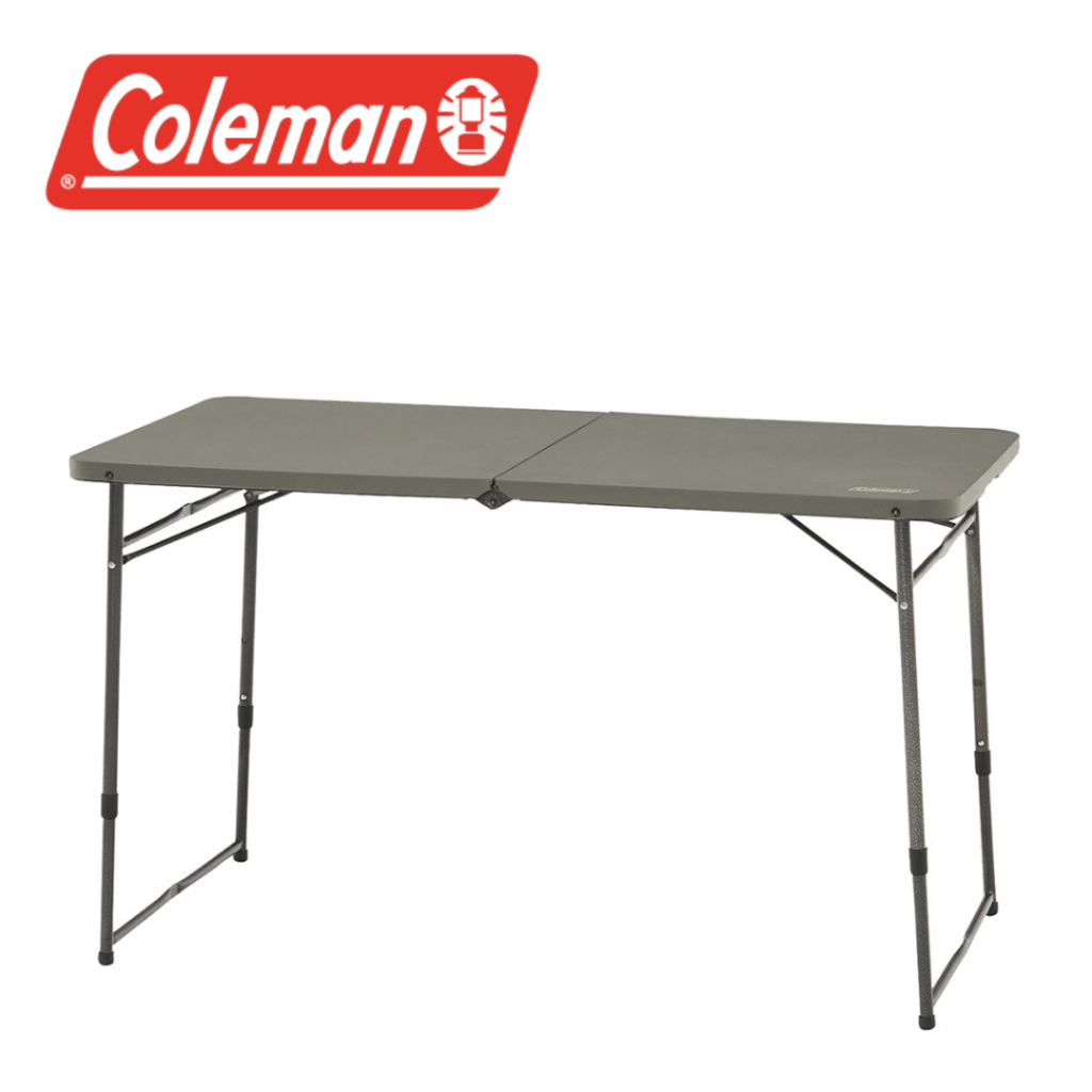 (READY STOCK) Coleman 4 Foot Fold in Half Table. Outdoor Camping Picnic ...