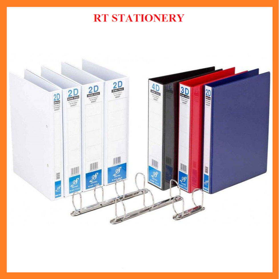 PVC Ring File/East File 2D Ring Binder/Fail Cincin PVC/File Filing/A4 ...