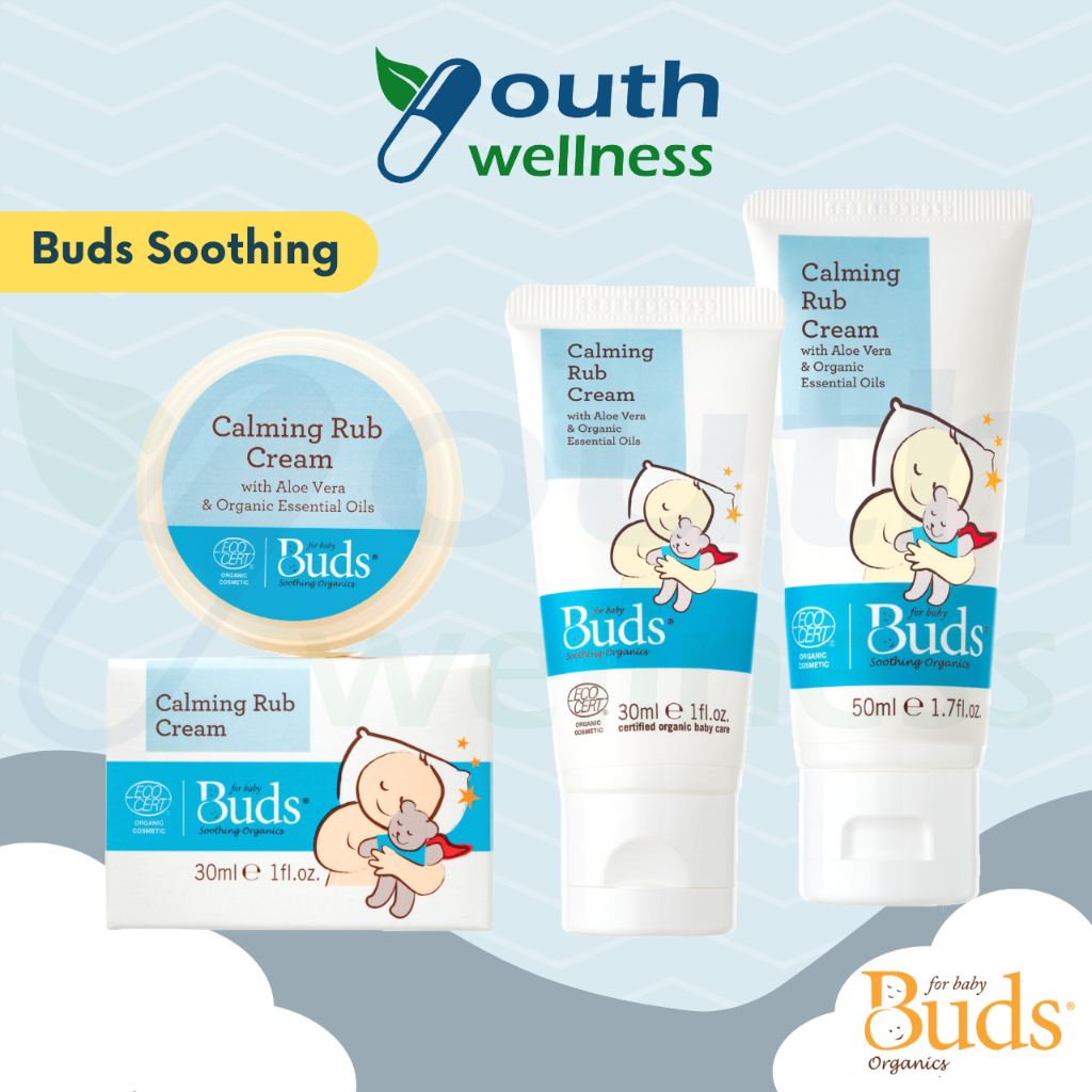 [BSO] Buds Organic Soothing Calming Rub Cream (30mL/50mL) | Shopee Malaysia