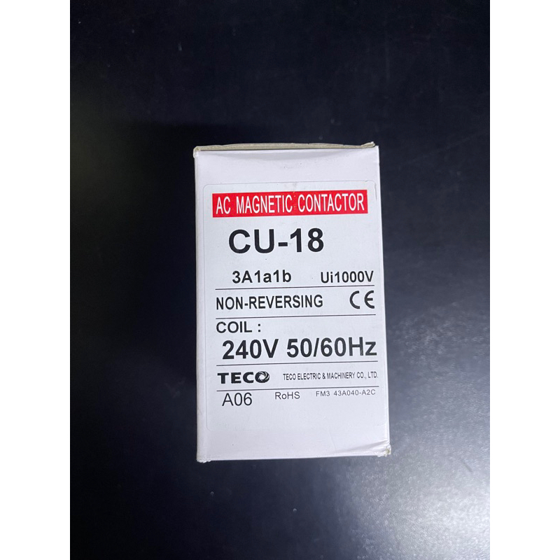 TAIAN-JAYA AC Magnetic Contactor (CU-18)(240V & 415V) | Shopee Malaysia