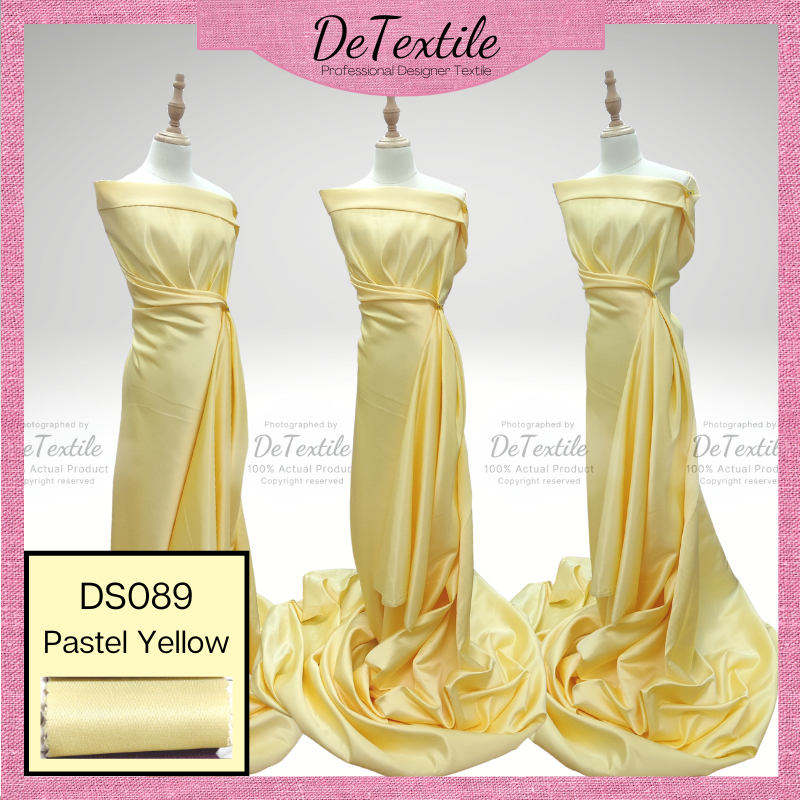 DeTextile Heavy Premium Duchess Satin Bridal Satin Fabric for Wedding ...