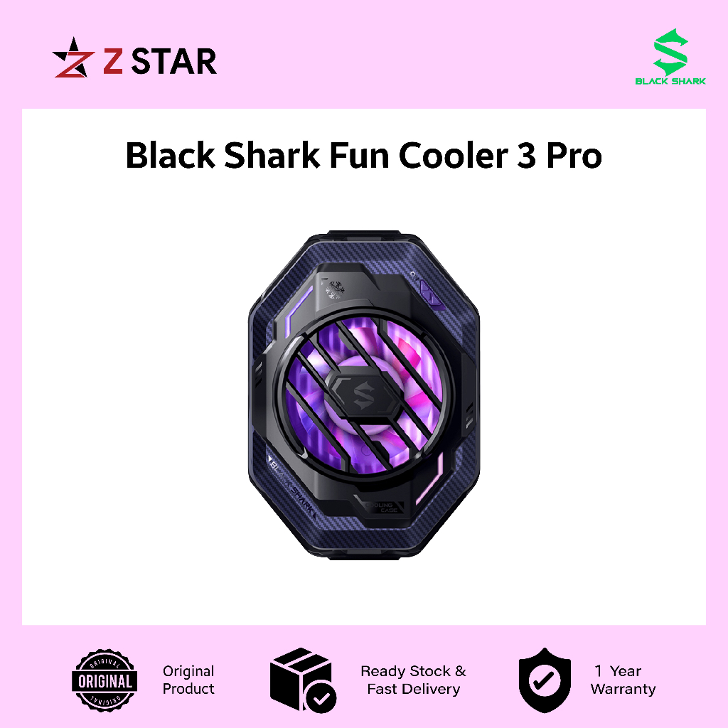 Black Shark Fun Cooler 3 Pro, 2 Pro, FunCooler (Fast Cooling ...