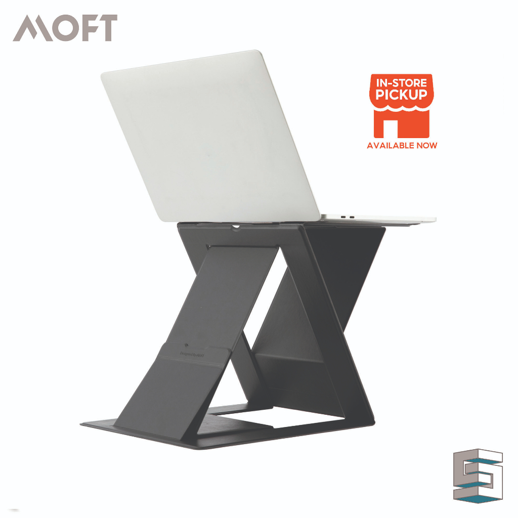 MOFT Z Foldable 5-In-1 Sit-Stand Laptop Desk - Black/Grey MS015 ...