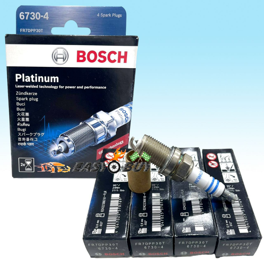 Bosch Platinum Spark Plug 4PCS Proton,Perodua,Toyota,Honda,Hyundai,Kia ...