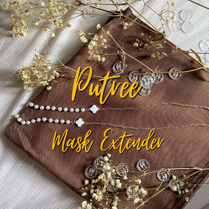 Putree Hijab Mask Extender and Magnet Ready Stock | Shopee Malaysia