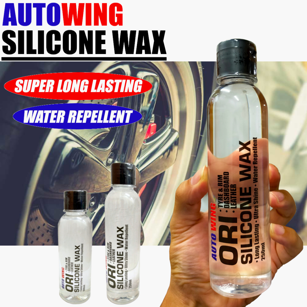 100% Original AutoWing Car Silicone Wax Tyre Tire Rim Wax Super Shine ...