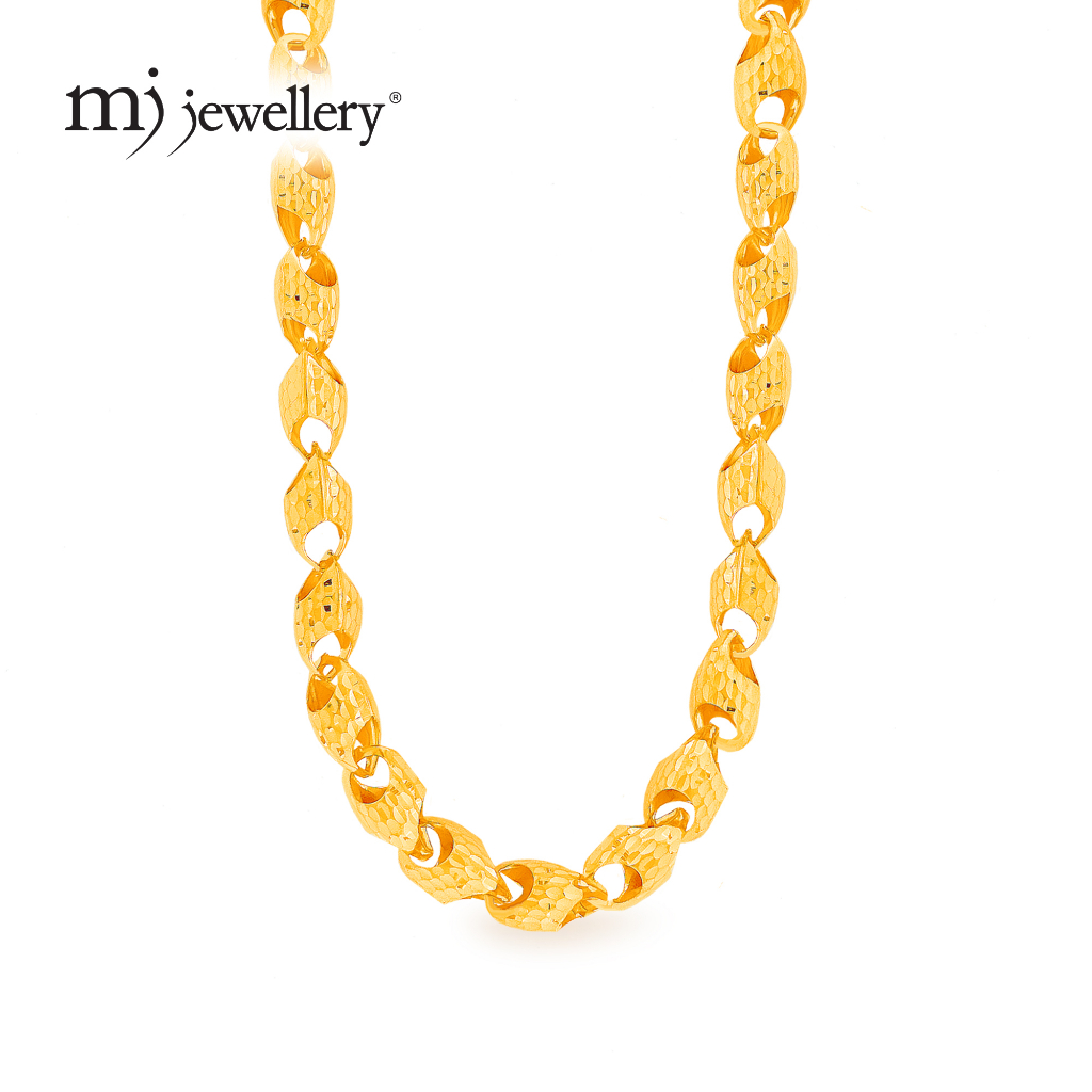 MJ Jewellery 375/9K Gold Necklace R87 (L Size) | Shopee Malaysia