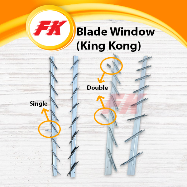 4-10 BLADE WINDOW NACO (KING KONG)(1 unit = 1 pair) | Shopee Malaysia