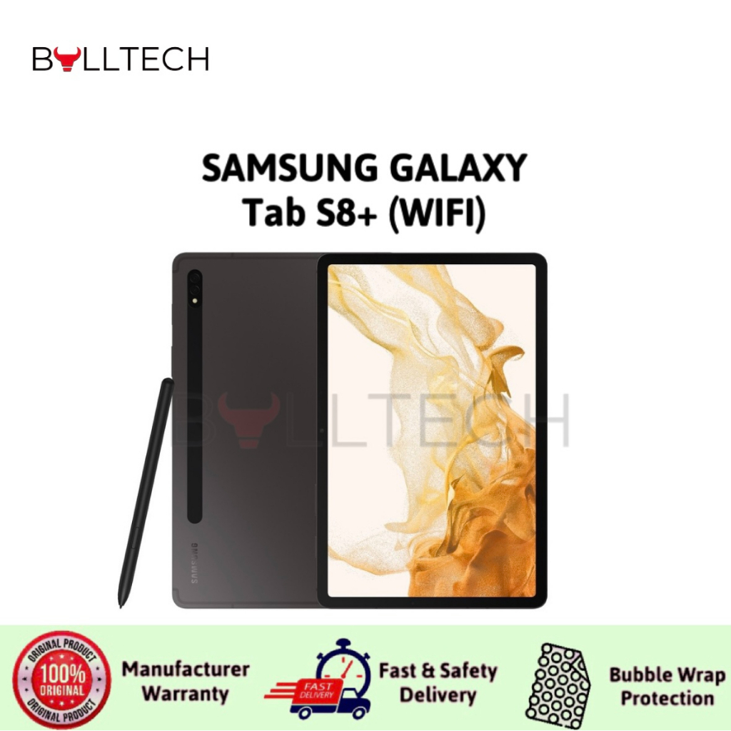 Samsung Galaxy Tab S8 Plus Wifi S Pen X800 8gb Ram 256gb Rom 1 Year