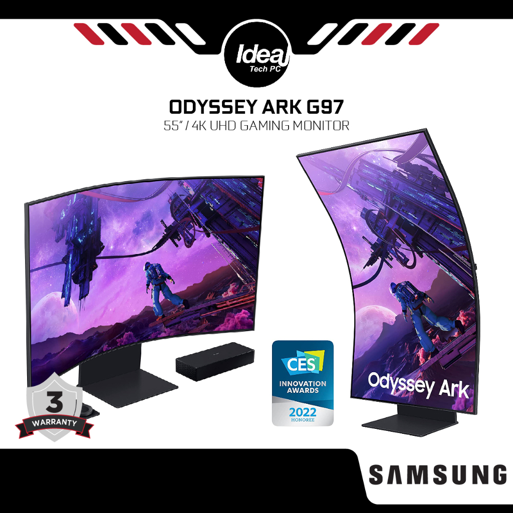 Samsung Odyssey ARK G97 55" Quantum HDR2000 AMD FreeSync Premium Pro ...