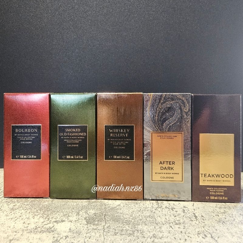 COLOGNE BATH AND BODY WORKS MEN BODY CARE ORIGINAL BBW COLOGNE (100ml ...