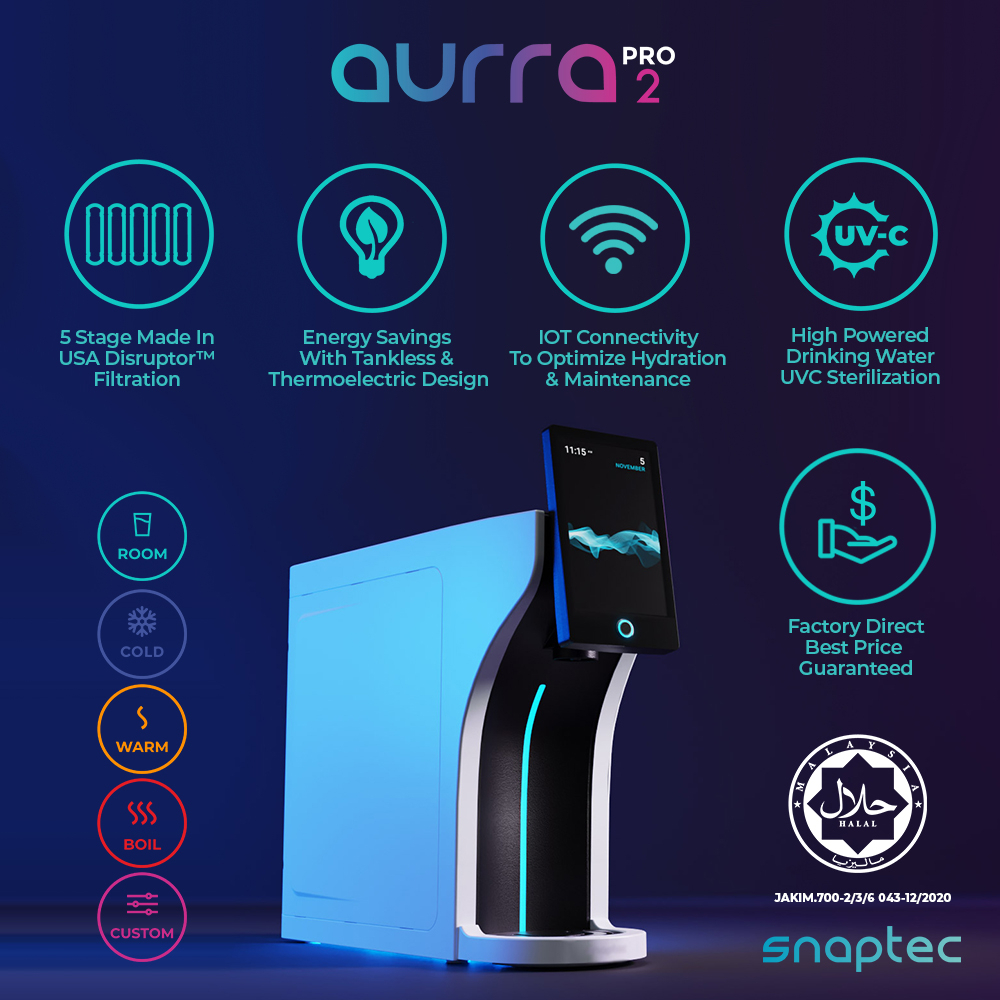 Snaptec Aurra Pro 2 Water Purifier / Water Filter / Water Dispenser ...