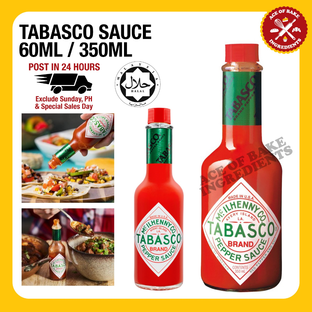 TABASCO Pepper Sauce / Sos Tobasco 60/350ML( Halal ) | Shopee Malaysia