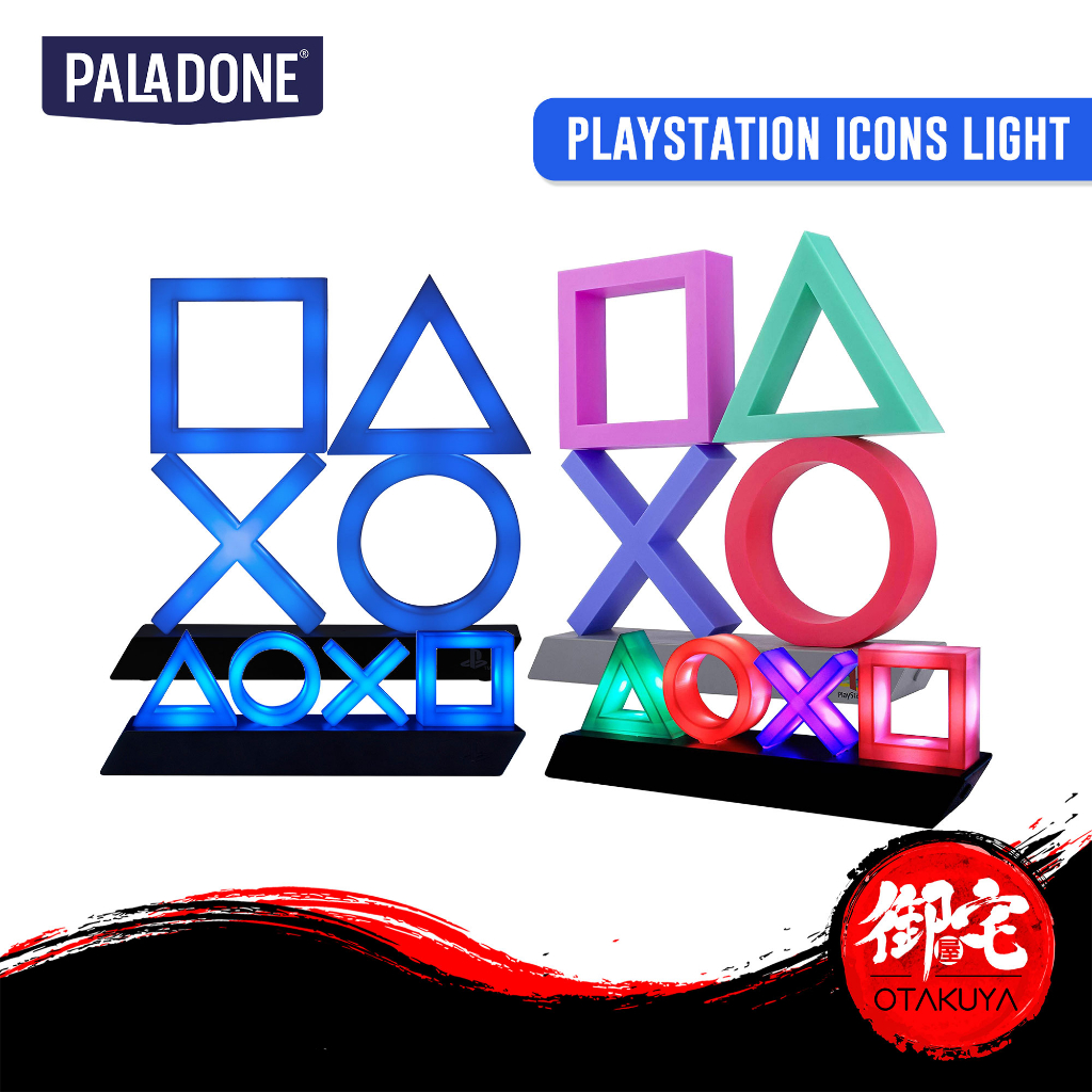 PALADONE Playstation Icon Light/Icon Light XL Official 3 Light Modes ...