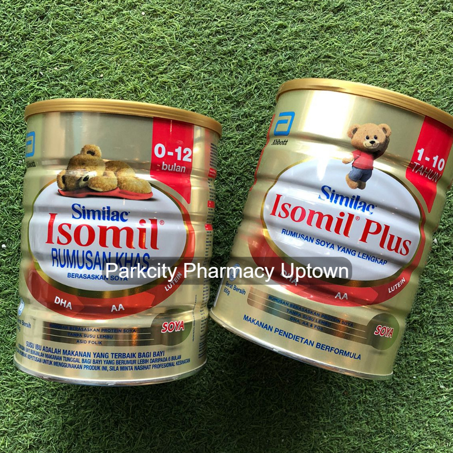 Similac Isomil Rumusan Khas Soya (0-12 Months) 850g/ Isomil Plus (1-10 Years) 850g Walk in at ...