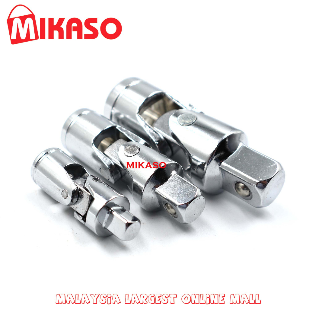 [Saiz 1/4 3/8 1/2] MIKASO Universal Joint Adapter Set CRV Swivel ...