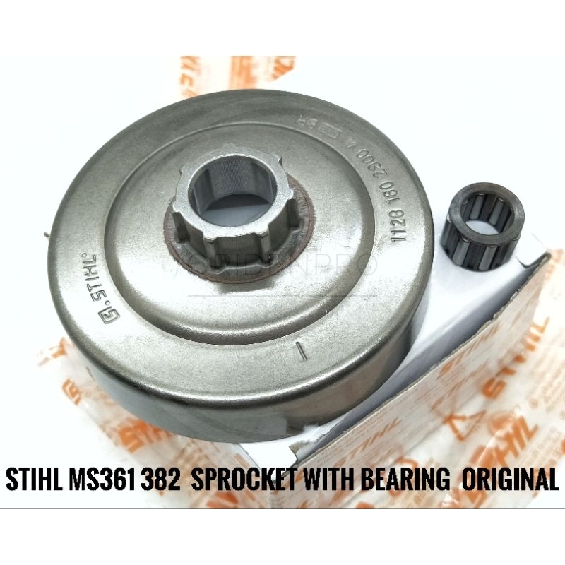 original STIHL Chainsaw Sprocket MS361 MS382 382 361 with bearing | Shopee Malaysia