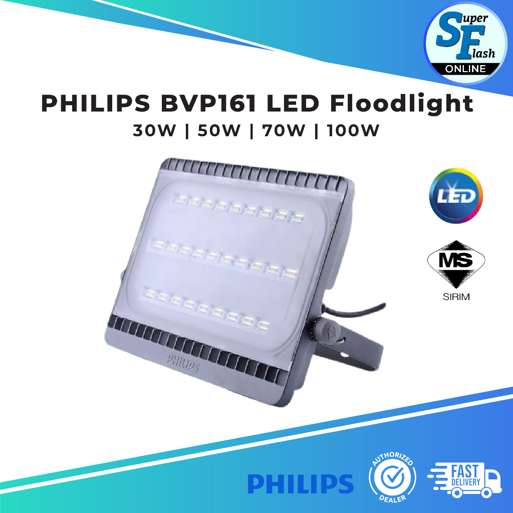 PHILIPS BVP161 LED Floodlight/Heavy-Duty Quality Super Bright LED Flood Light Spot Light ...