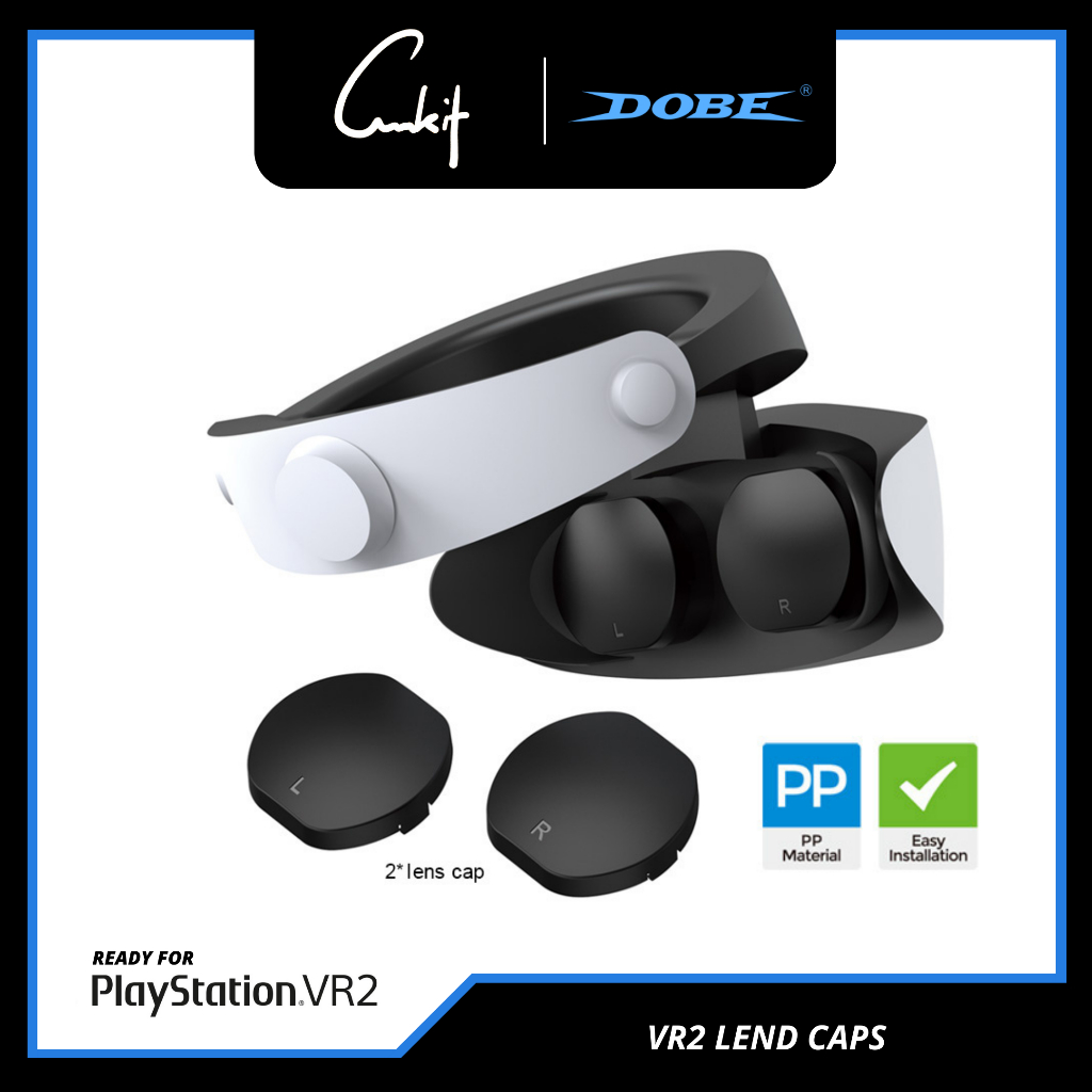 10.10 SALE 】DOBE PS5 VR2 Lens Caps Cover Playstation 5 VR2 Protection ...