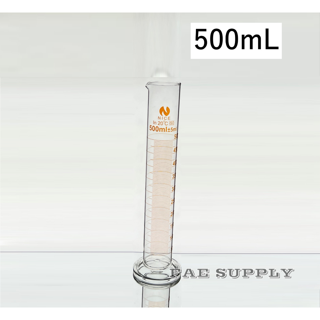Glass Measuring cylinder 5 10 25 50 100 250 500 1000 ml Class A | Shopee Malaysia