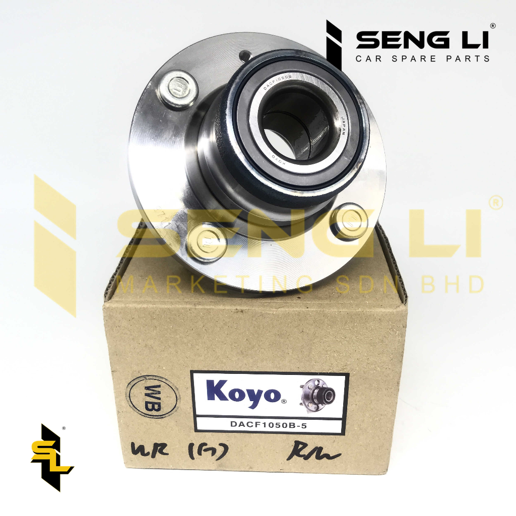 PROTON WIRA ORIGINAL KOYO (1PCS) REAR WHEEL BEARING-DACF1050 | Shopee ...