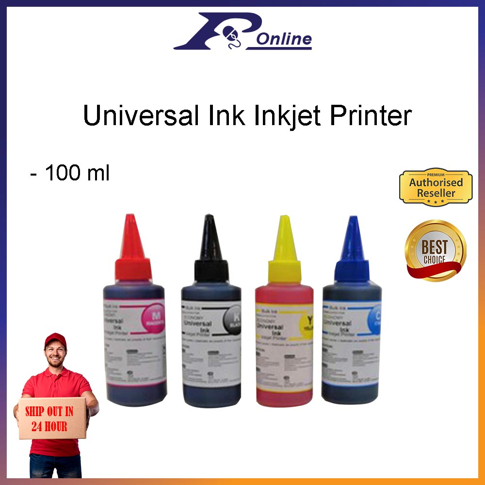 UNIVERSAL INK INKJET PRINTER 100ml | Shopee Malaysia