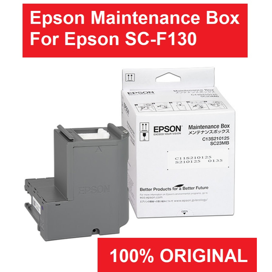 Epson SC-F130 Ink Maintenance Tank Box For Epson F130. Epson C13S210125 ...