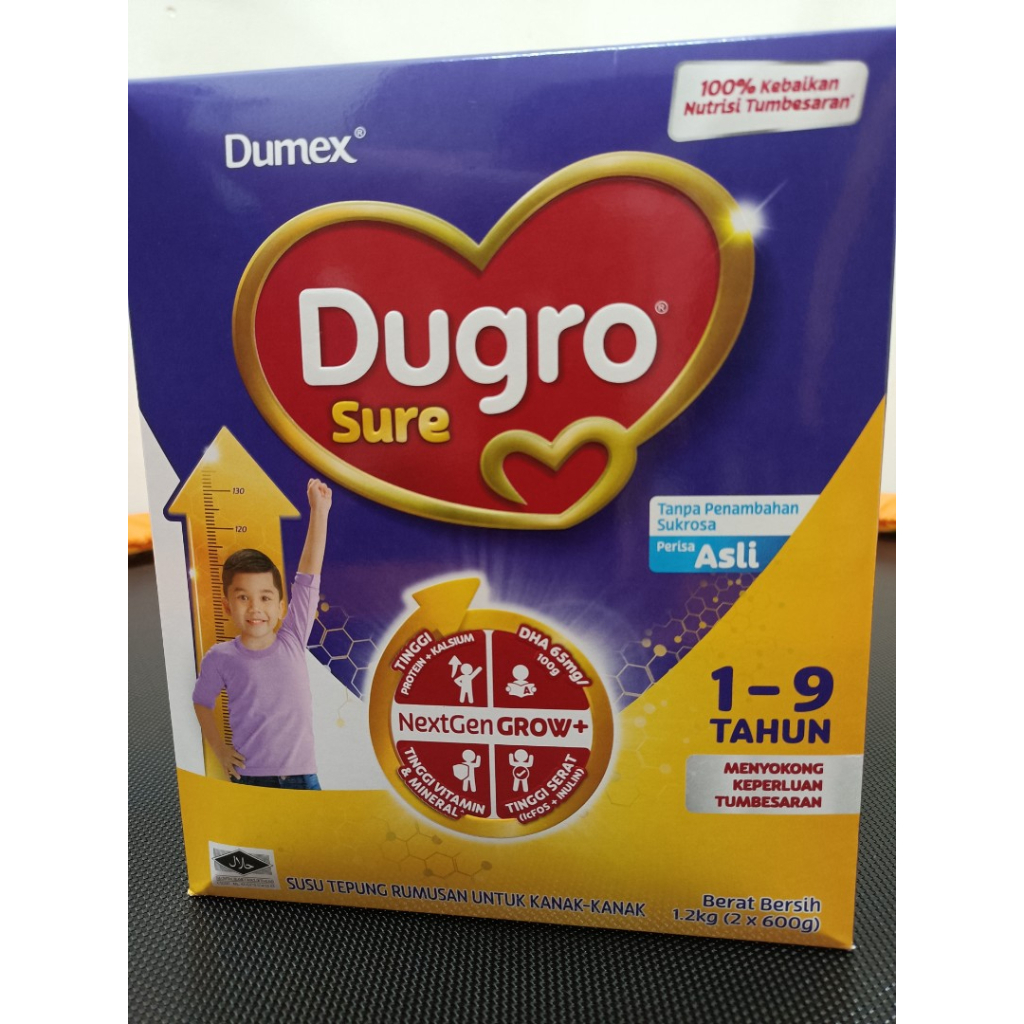 Dumex Dugro Sure 1 - 6 yrs 600g/1.2kg EXP:12/2023 | Shopee Malaysia