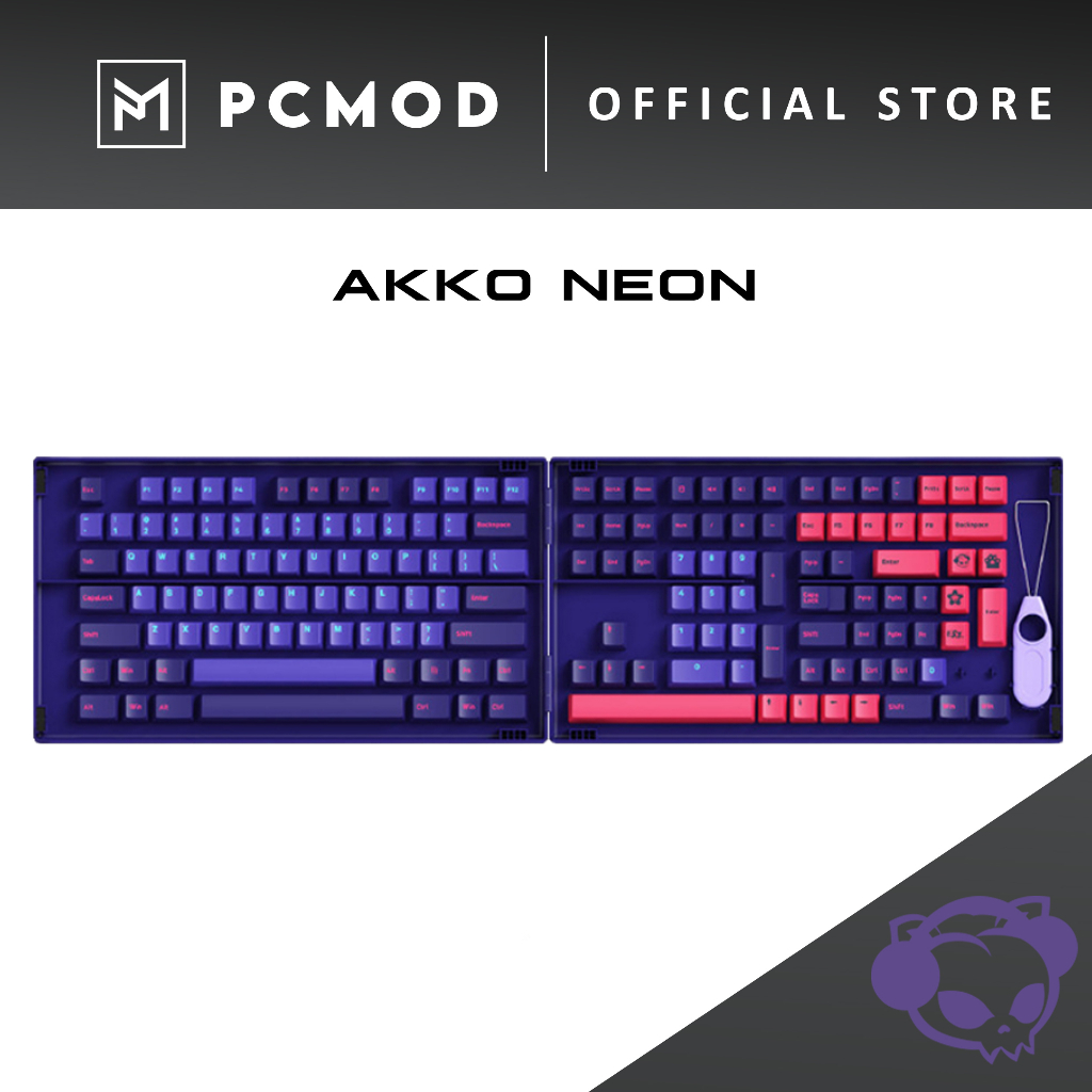 AKKO NEON | MDA Profile Keycaps | PCMOD x KEYMOD | Shopee Malaysia