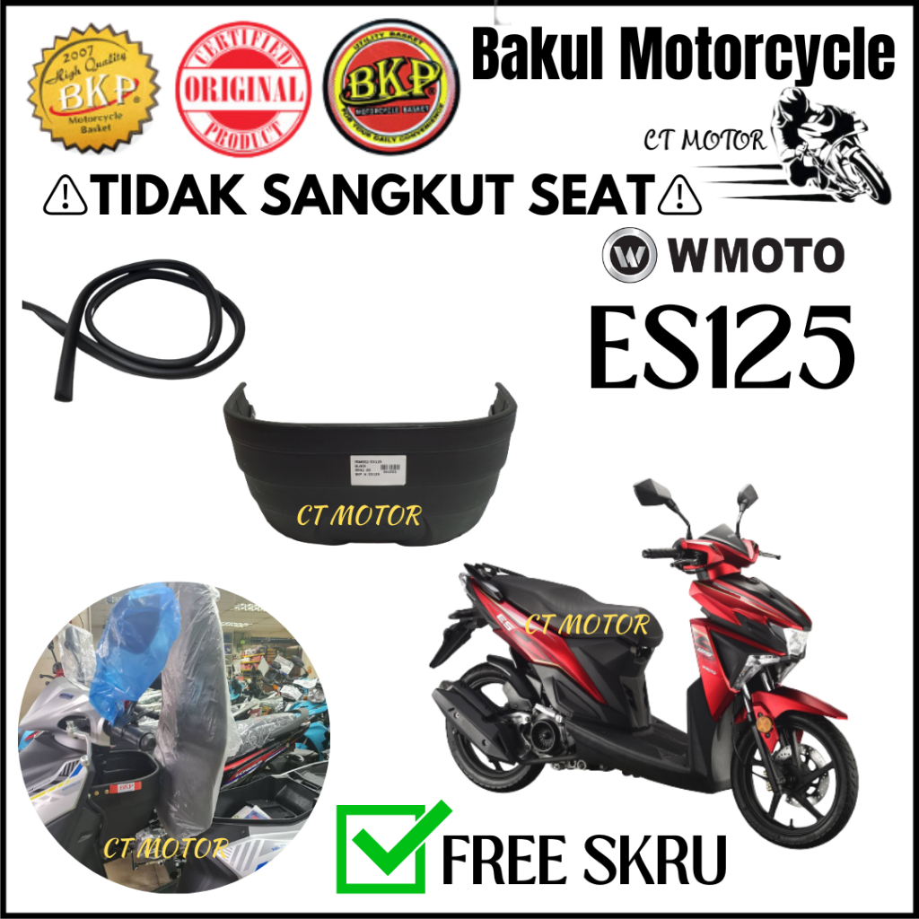 CT MOTOR Original BKP BASKET Motor Scooter Motor Raga/ Bakul BKP PVC ...