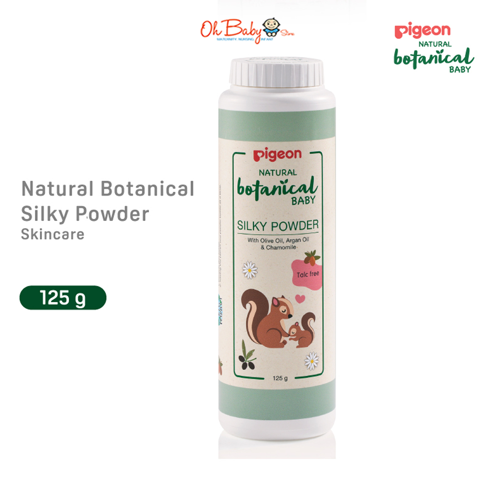 Pigeon Natural Botanical Baby Powder (125g) | Shopee Malaysia