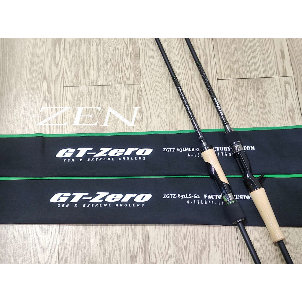 ZEN GT-ZERO 2 FACTORY CUSTOM SPINNING/BAITCASTING (BC) ROD | Shopee ...