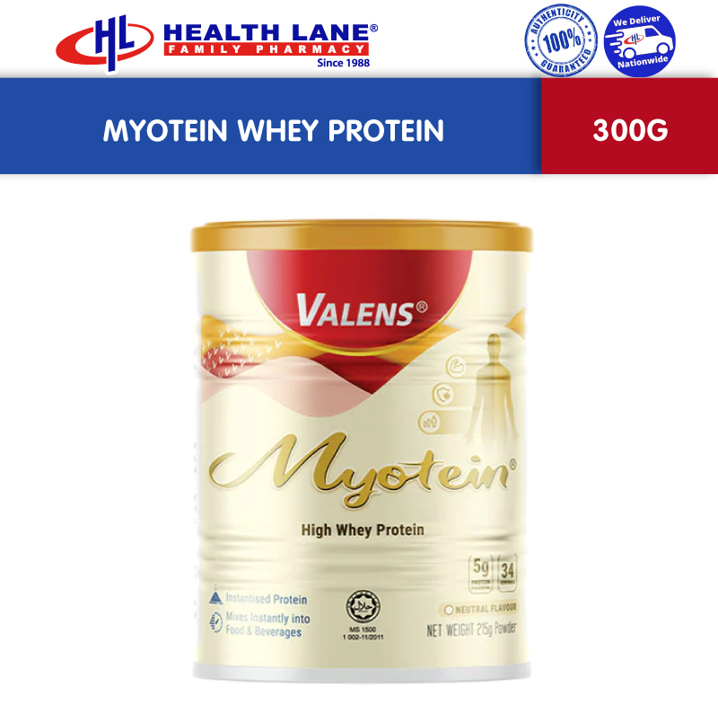 VALENS MYOTEIN WHEY PROTEIN (300G) | Complete Nutrition Diet | Shopee ...