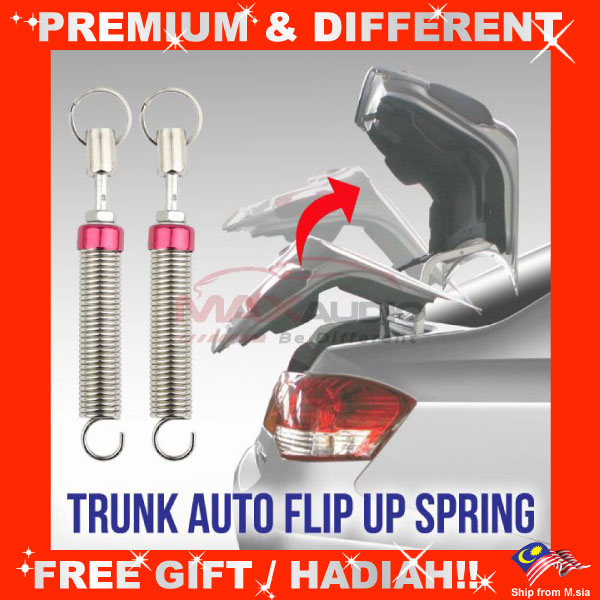Universal Sedan Rear Bonnet Trunk Spring Heavy Duty Boot Lid Automatic ...