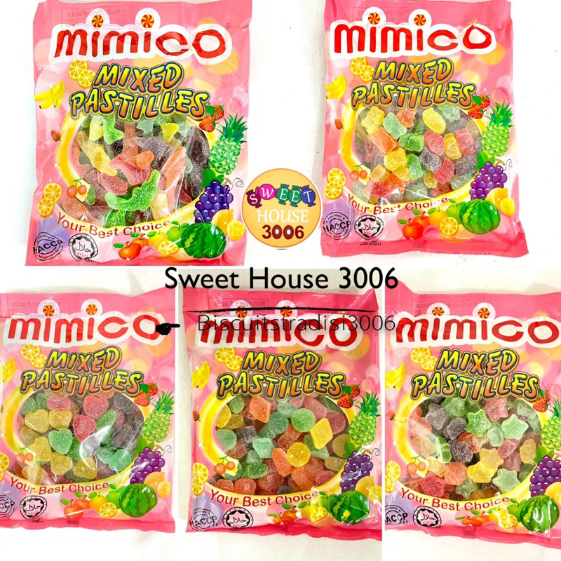 🍬 Mimico Gula Gula Buah Gummies 700g Jelly Bean Manis Viral Jajan ...