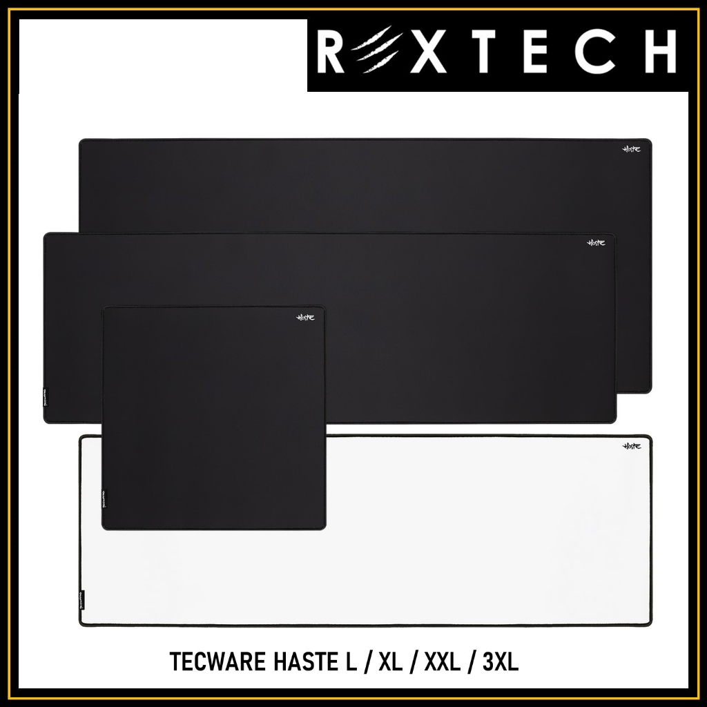 Tecware HASTE Series Gaming Mousepad [ L/XL/XXL/3XL ] Smooth & Rough ...