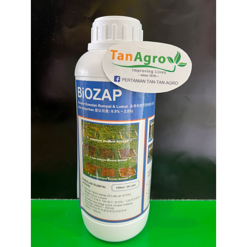 👉ASLI👈🏻 Booster Kawalan Rumpai & Lumut Biozap 1L & 5L | Shopee Malaysia