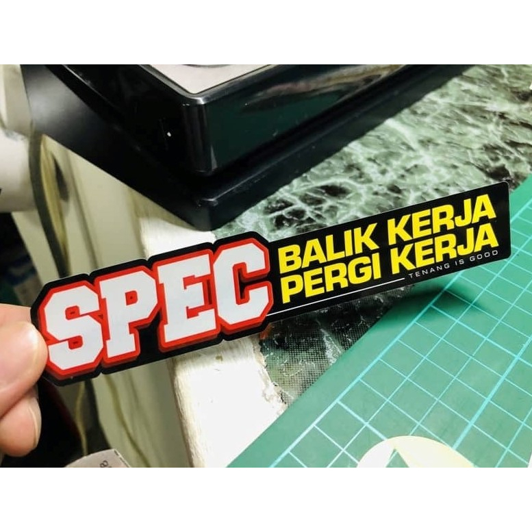 G062 Spec Pergi kerja balik kerja Sticker | Shopee Malaysia