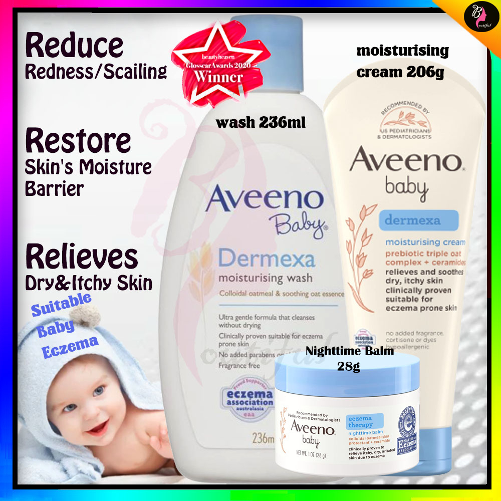 Aveeno Baby Dermexa Wash 236ml Baby Therapy Balm| | Moisturising Cream ...
