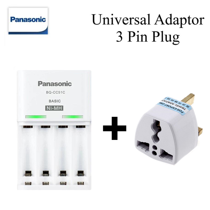 Panasonic Eneloop Original Charger BQ-CC51C With AA/AAA Rechargeable ...