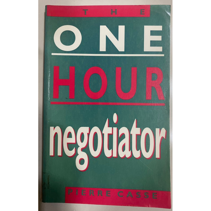 The One Hour Negotiator - Pierre Casse | Shopee Malaysia
