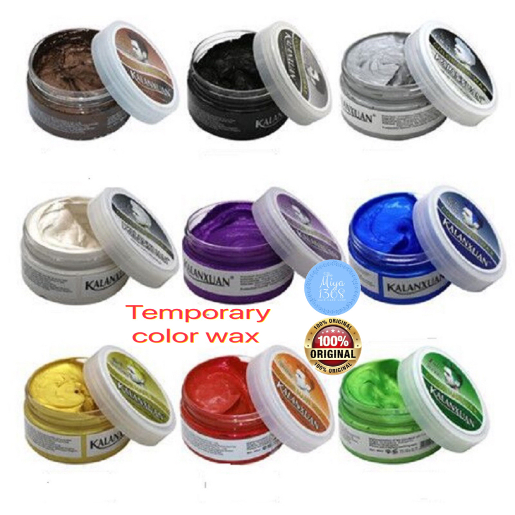Kalanxuan Pomade Colour Temporary Hair Wax Colour Shopee Malaysia