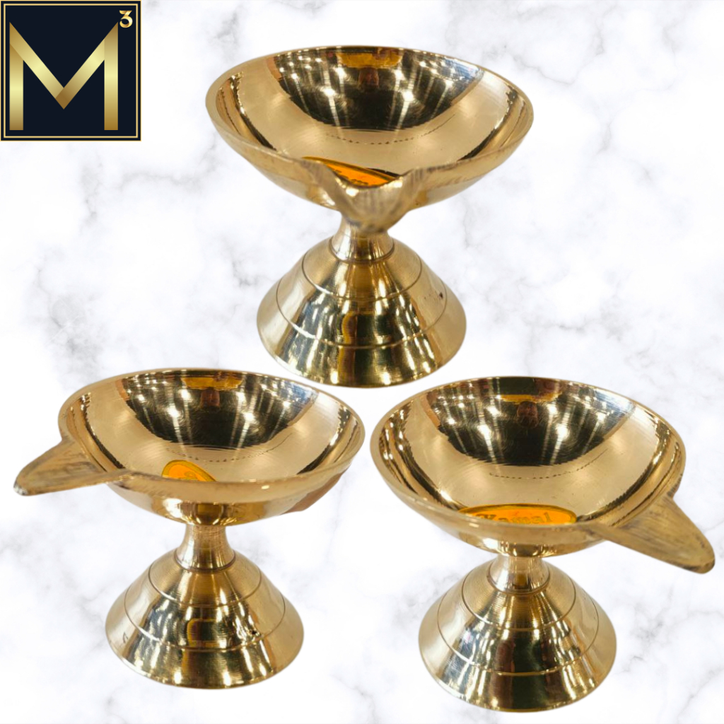 Pan Deepam / Deepam / Oil Lamp / Agal Vilakku /Prayer Item/Decorative ...