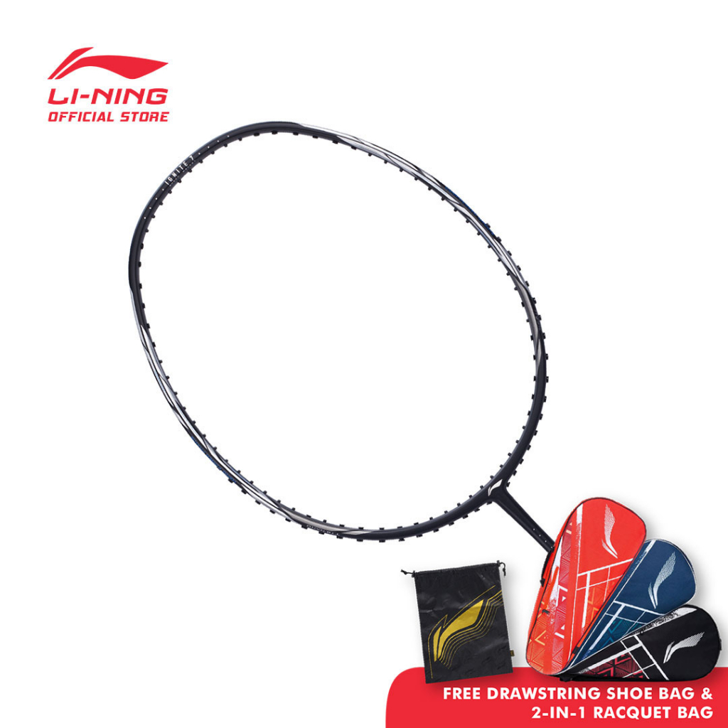 LI-NING IGNITE 7 BADMINTON RACQUET - BLACK/SILVER - AYPR080-4 | Shopee ...