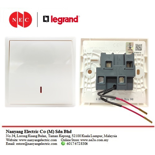 Legrand Eloe Series Switch & Socket (White) | Shopee Malaysia